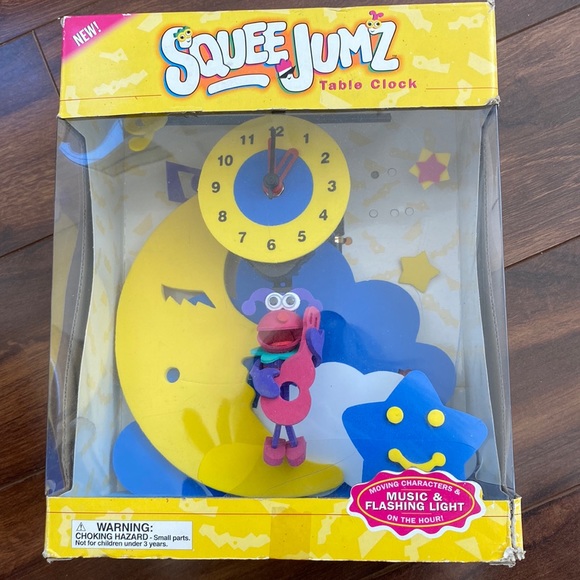 Squee Jumz | Other | Dayton Hudson Squee Jumz Table Clock Moving ...